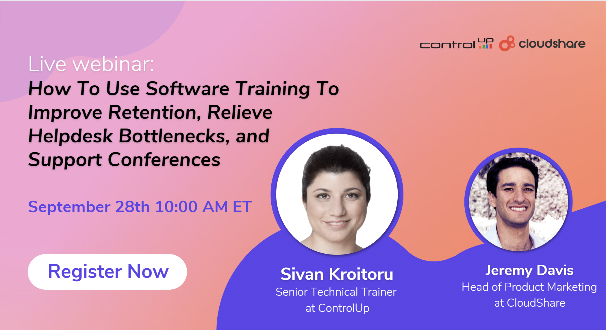 CloudShare and ControlUp | Webinar Registration